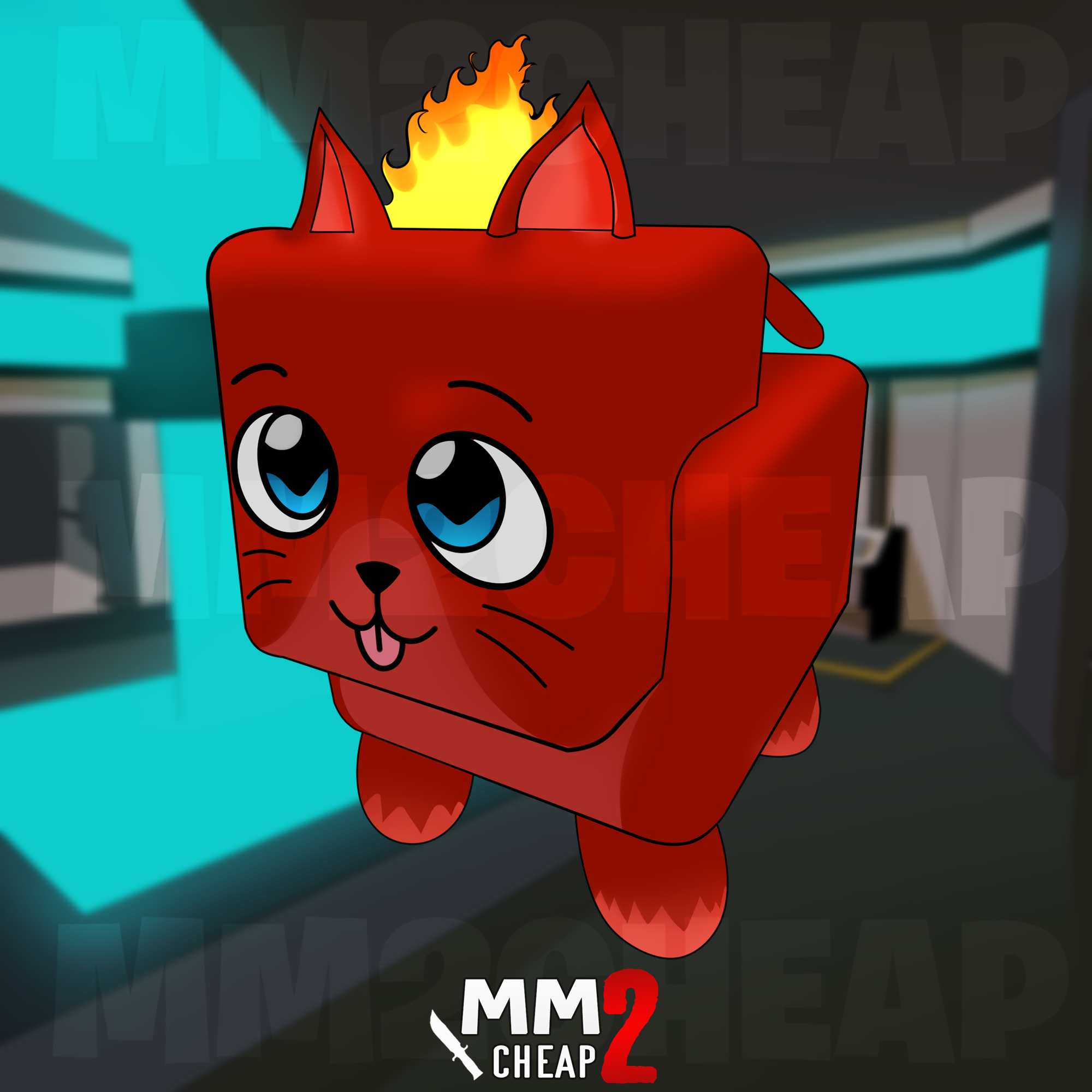 Fire Cat Pet – MM2Cheap