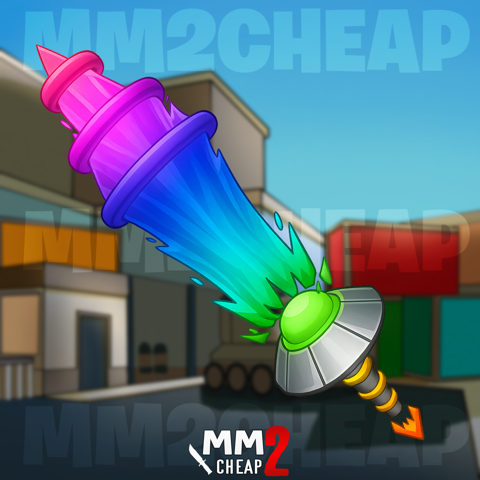 Chroma Alienbeam Knife – MM2Cheap